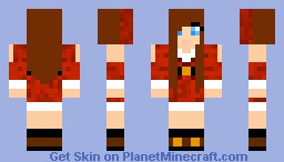 Female Santa Minecraft Skin