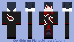 Sasuke Uchiha Akatsuki Minecraft Skin