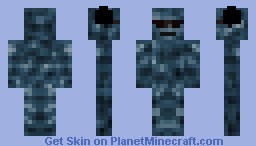 Scaley Monster w/ glasses and headphones Minecraft Skin