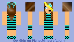 Scene Girl Minecraft Skin