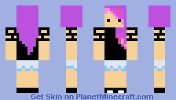 Scene Girl Skin Minecraft Skin