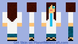 Scientist Girl Minecraft Skin