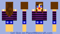 Screaming Girl Minecraft Skin