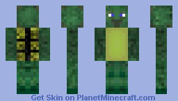 Sea turtle Minecraft Skin