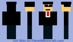 Secret Agent Minecraft Skin