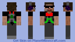 Secret Agent Steve Minecraft Skin