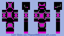 Purple Alien Warrior Minecraft Skin