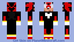 Shadow the hedgehog Minecraft Skin