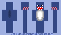 Shark man Minecraft Skin