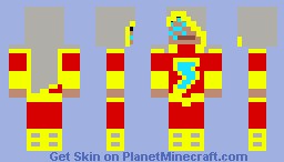 Shazam New52 Minecraft Skin