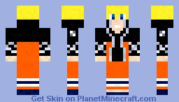 Shippuden Naruto Uzimaki Minecraft Skin
