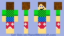 Surfer dude with shorts Minecraft Skin