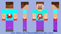 Shot Steve ( Updated ) Minecraft Skin