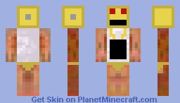 Shuffle bot no pants (Sexy and I know it) Minecraft Skin