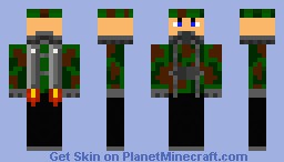 Jetpack guy Minecraft Skin
