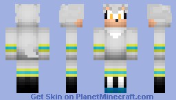 Silver the Hedgehog Minecraft Skin