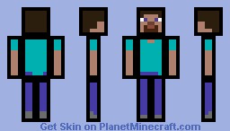 Simple Steve Minecraft Skin