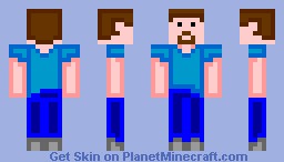 Simple Steve Minecraft Skin