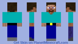 Simple Steve Minecraft Skin