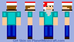 Simplistica Santa Steve Minecraft Skin