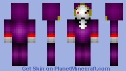 Dark Skeletal Mage Minecraft Skin