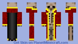 Skeleton Sorcerer Minecraft Skin