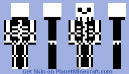 Skeleton Costume Minecraft Skin