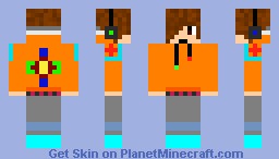 orange Minecraft Skin