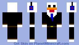 Duck in a suit Minecraft Skin