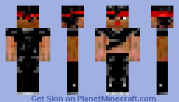 Black legend Minecraft Skin