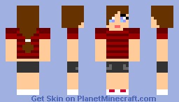 Ponytail Minecraft Skin