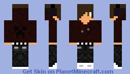 Brown jacket boy Minecraft Skin