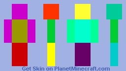 Tri-Colored Skin Minecraft Skin