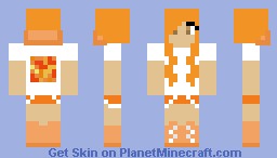 Lava Girl Minecraft Skin