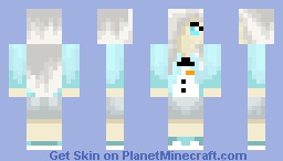 Ice Girl Minecraft Skin