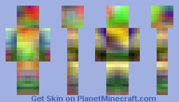 Rainbow person (First ever!) Minecraft Skin
