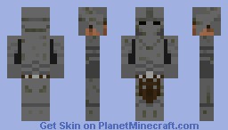 Skyrim steel plate Armor Minecraft Skin
