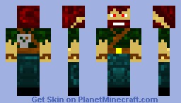 Chuck the Skull Hunter Minecraft Skin