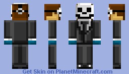 Payday 2: Blocky Dallas with skull mask - (Boner!) Minecraft Skin