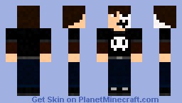 Skullface Man Minecraft Skin