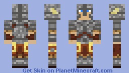 Skyrim Fighter! Minecraft Skin