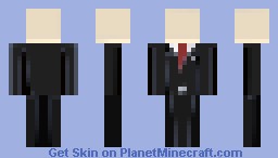 Slender Man Minecraft Skin