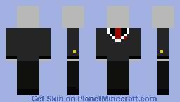 Slender (Experiment) Minecraft Skin
