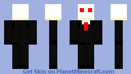 Slender Man Minecraft Skin