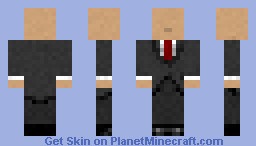 Slender (Red) Minecraft Skin