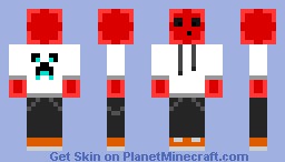 Red slime Minecraft Skin