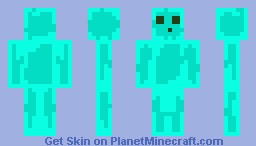 Blue Slime Minecraft Skin