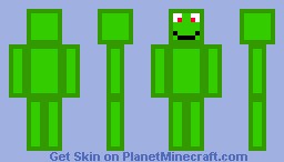 Slime Person Minecraft Skin