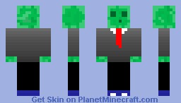 Slime in Suit Minecraft Skin