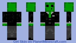 Slime in suit Minecraft Skin